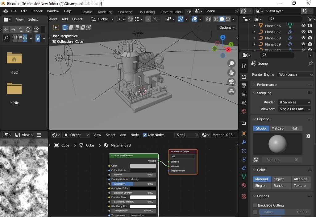 Steampunk Lab 3D model | CGTrader