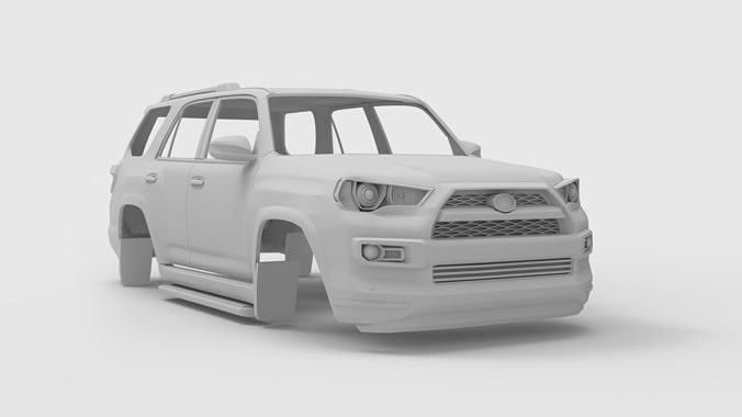 Toyota 4runner 2015 3D model 3D printable | CGTrader