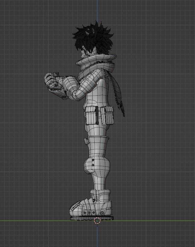Deku Zeta Suit - My Hero Academia 3D model rigged | CGTrader