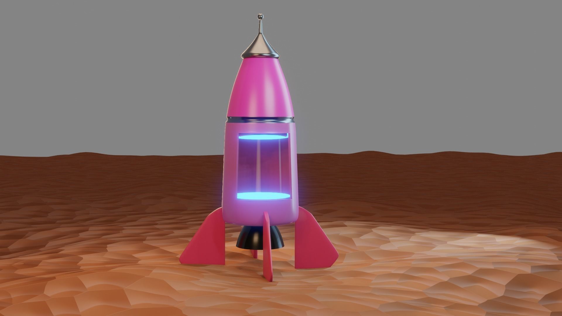 3D model Low Polly 3D Rocket VR / AR / low-poly | CGTrader
