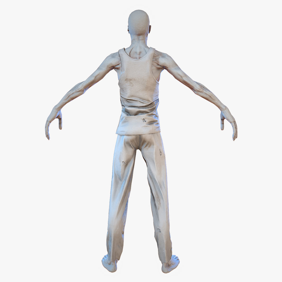 3D model Zombie PBR VR / AR / low-poly | CGTrader