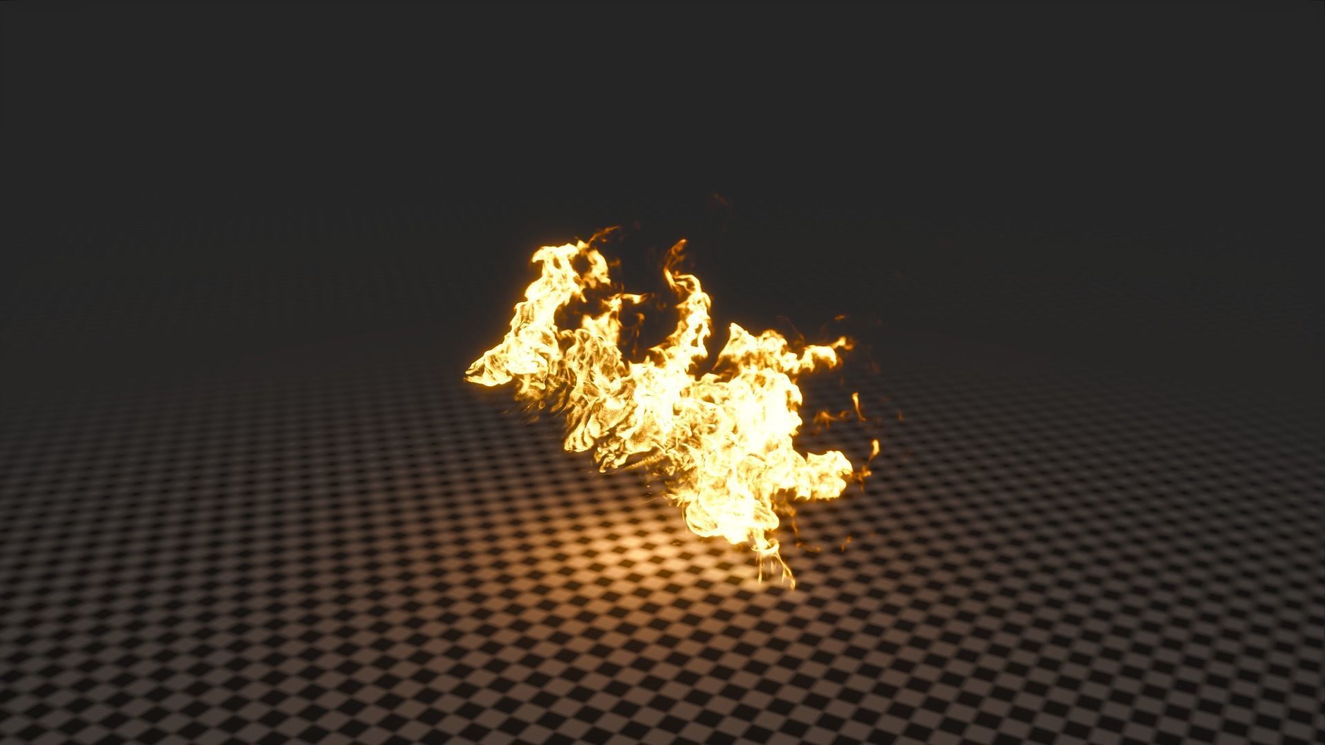 3D Fire flame 3D model animated | CGTrader