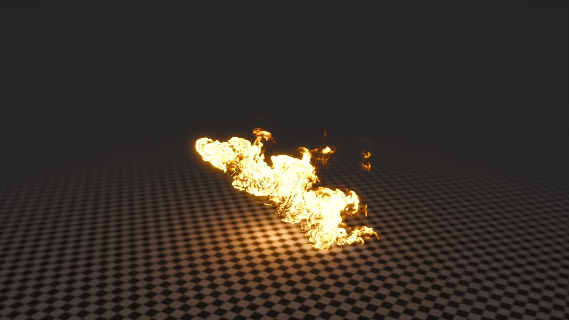 3D Fire flame 3D model animated | CGTrader
