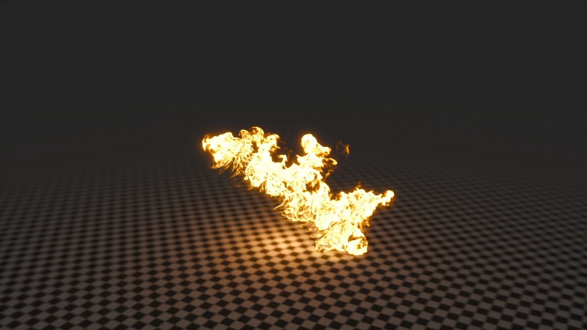 3D Fire flame 3D model animated | CGTrader