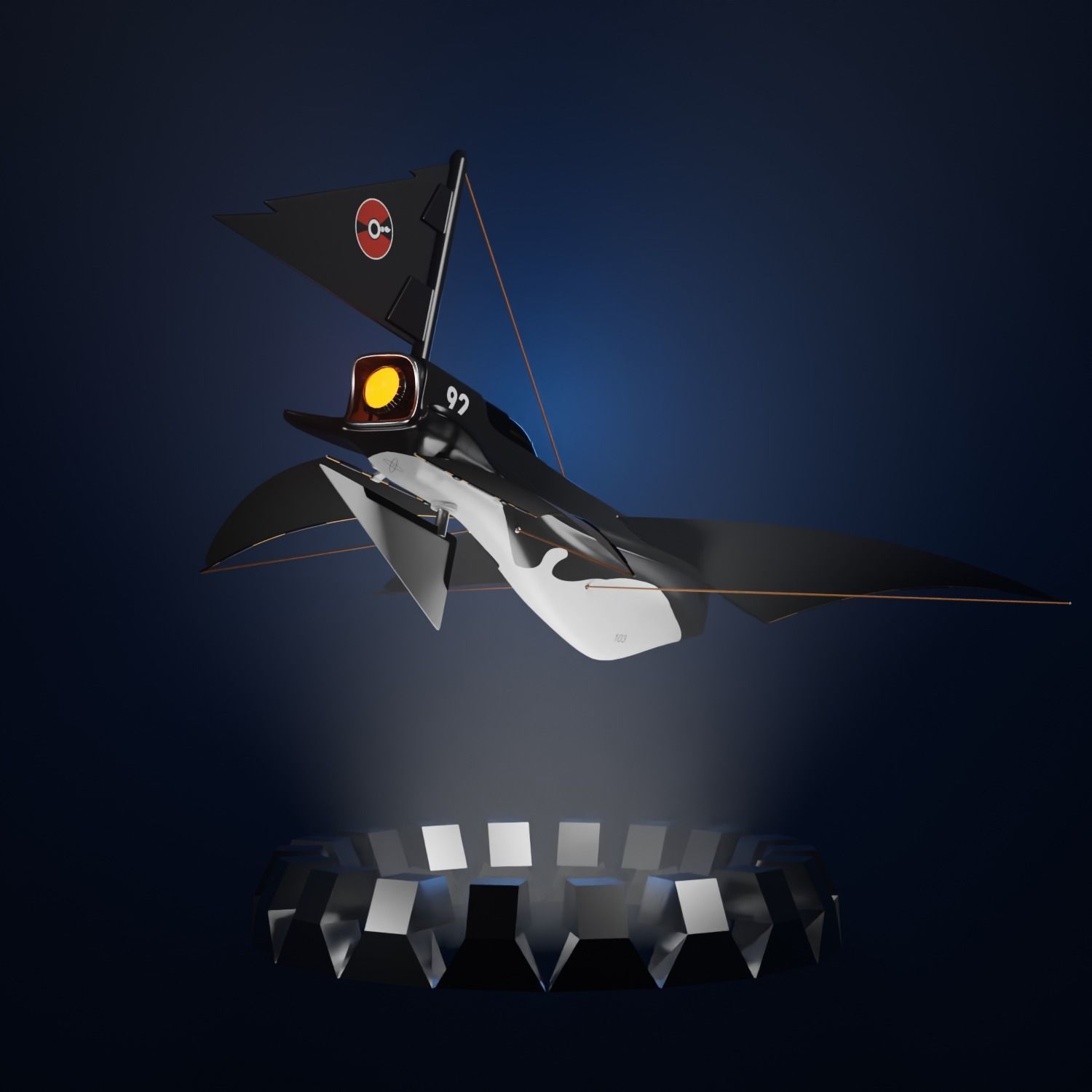 Spaceship Aircraft model with textures 3D model | CGTrader