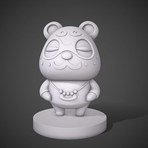 CLAY - BOLICHE - ANIMAL CROSSING HAMSTER 3D model 3D printable | CGTrader