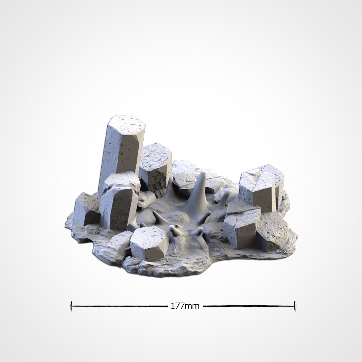 BASALTIC VOLCANOES 3D model 3D printable | CGTrader