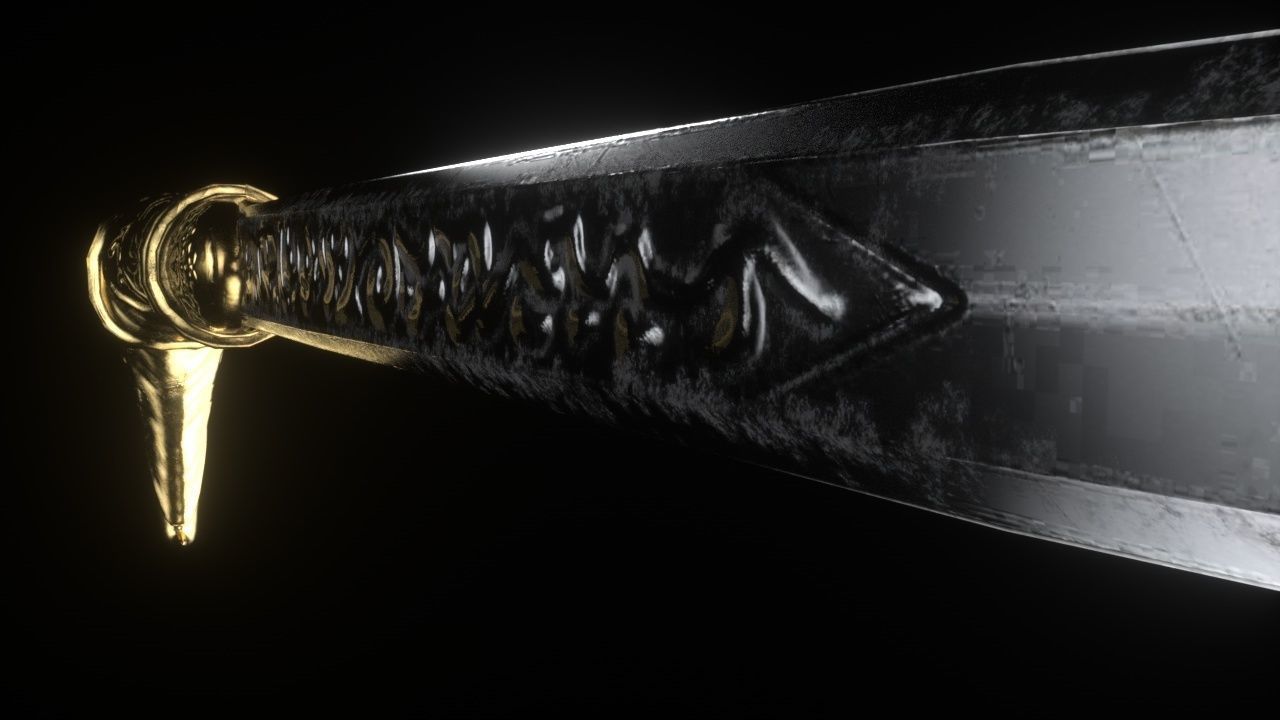 3D model Assassins Creed Syndicate Cane Sword VR / AR / low-poly | CGTrader