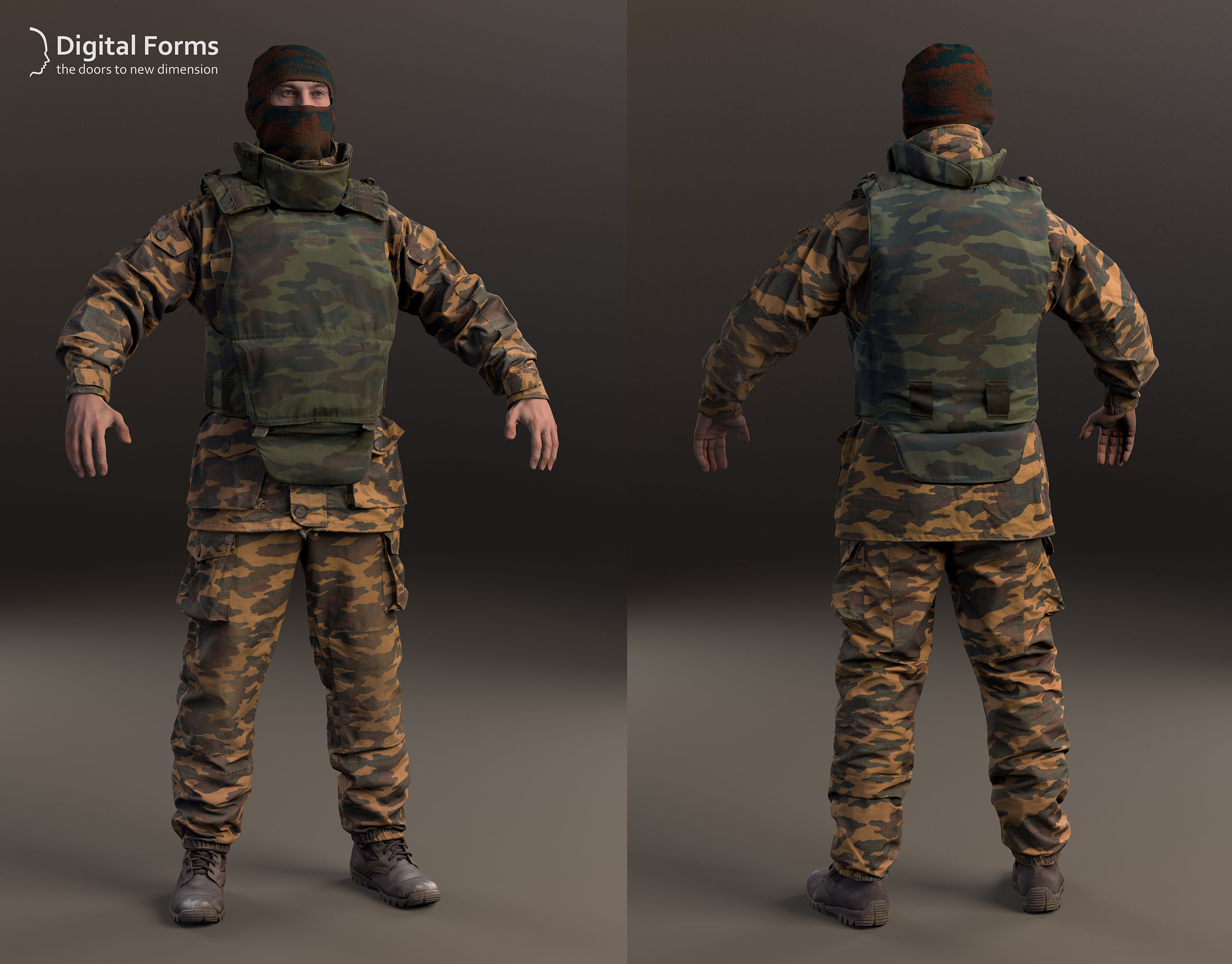 Russian uniform pack 3D model | CGTrader