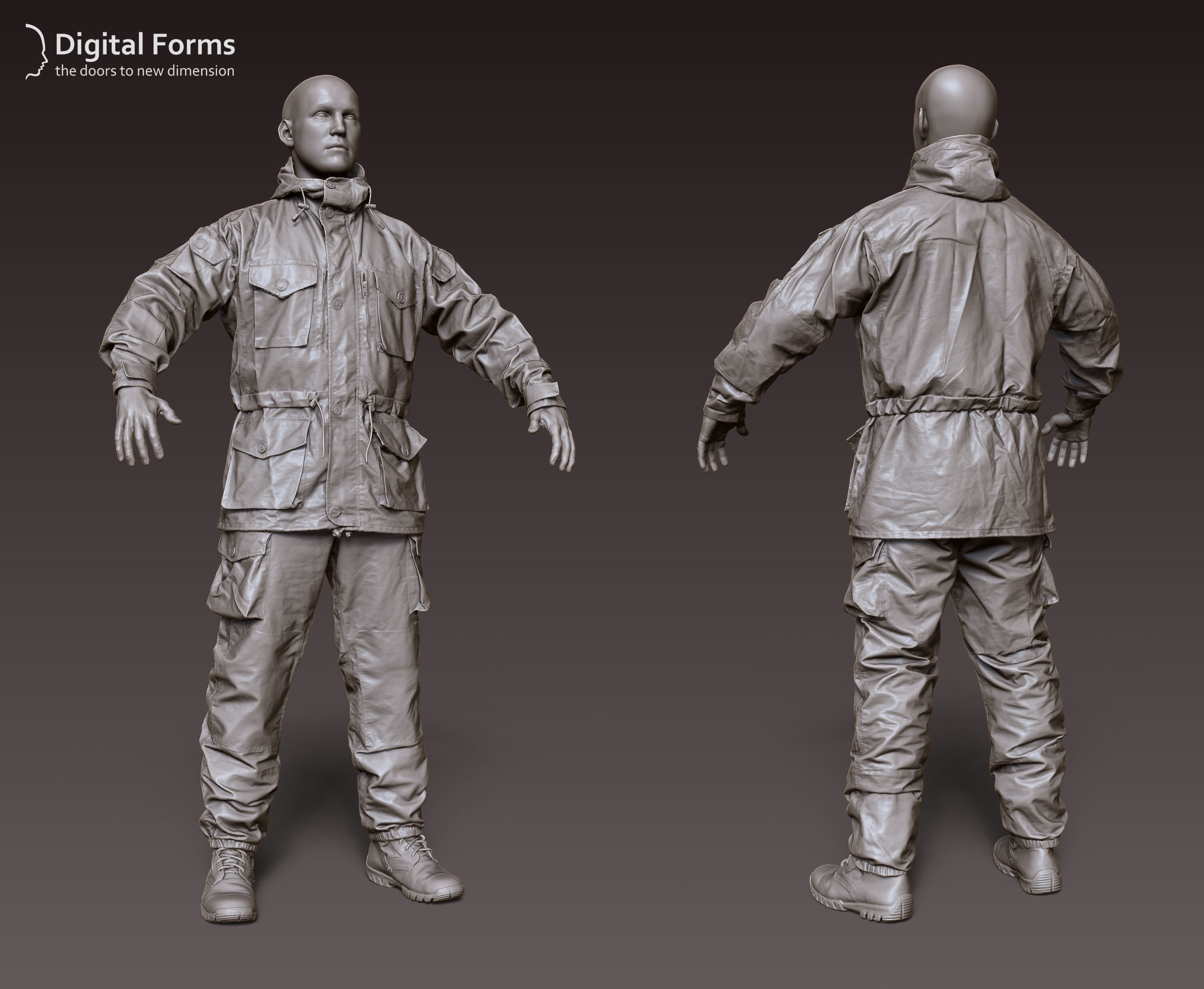 Russian uniform pack 3D model | CGTrader
