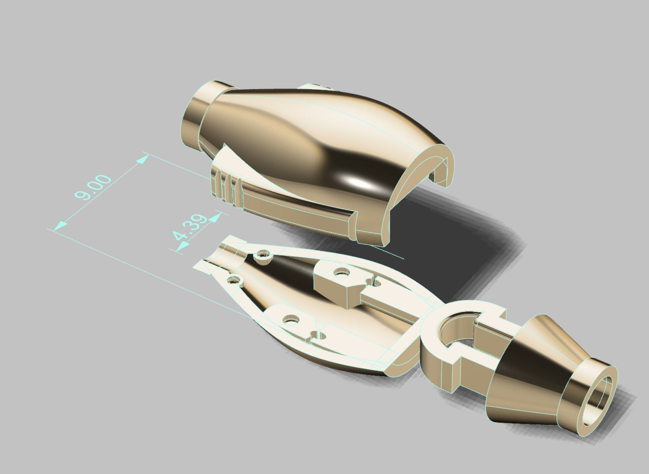 5 size New chain LOCK just STL 3D model | CGTrader