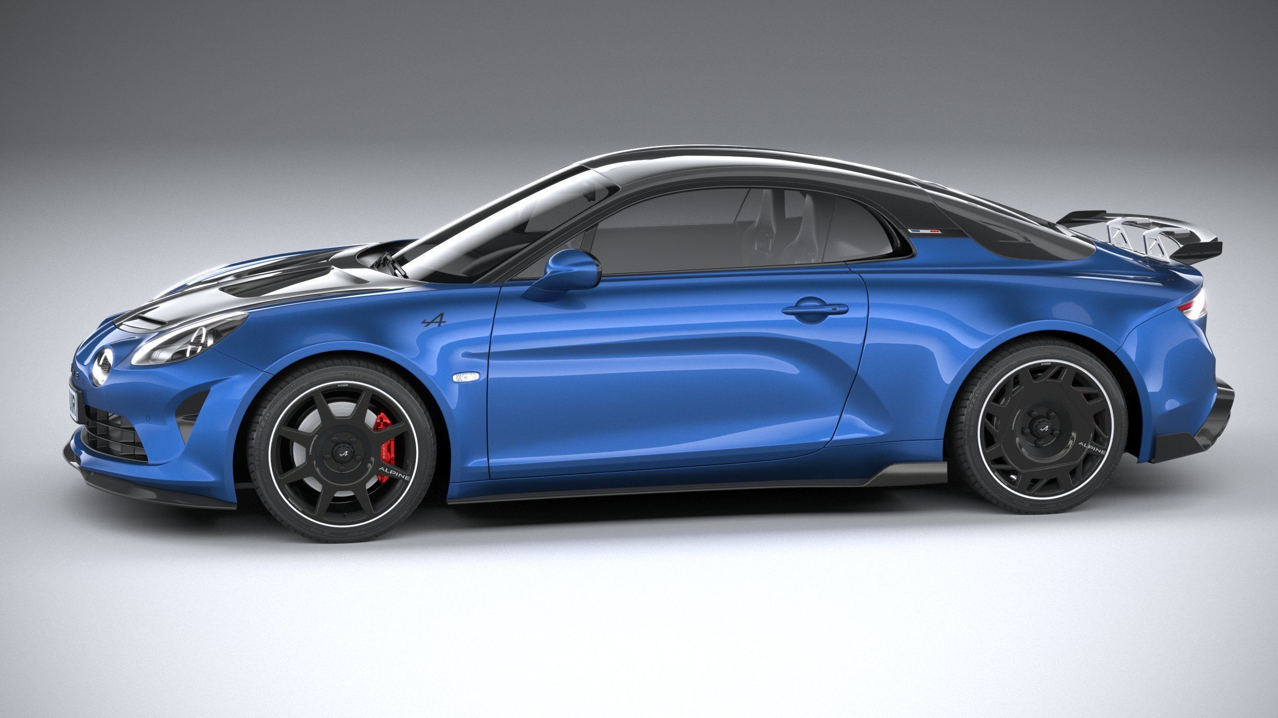 Alpine A110 R 2023 3D model | CGTrader