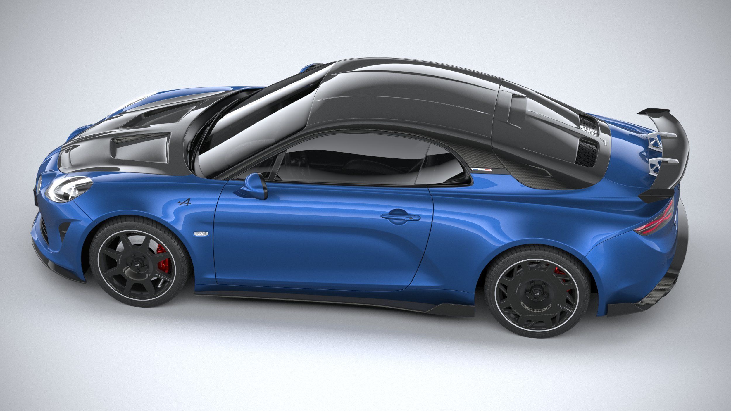 Alpine A110 R 2023 3D model | CGTrader