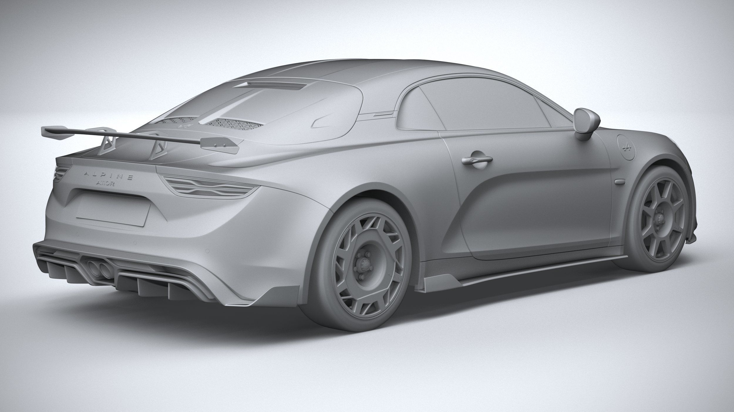 Alpine A110 R 2023 3D model | CGTrader
