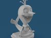Olaf The Little Mermaid 3D model 3D printable | CGTrader