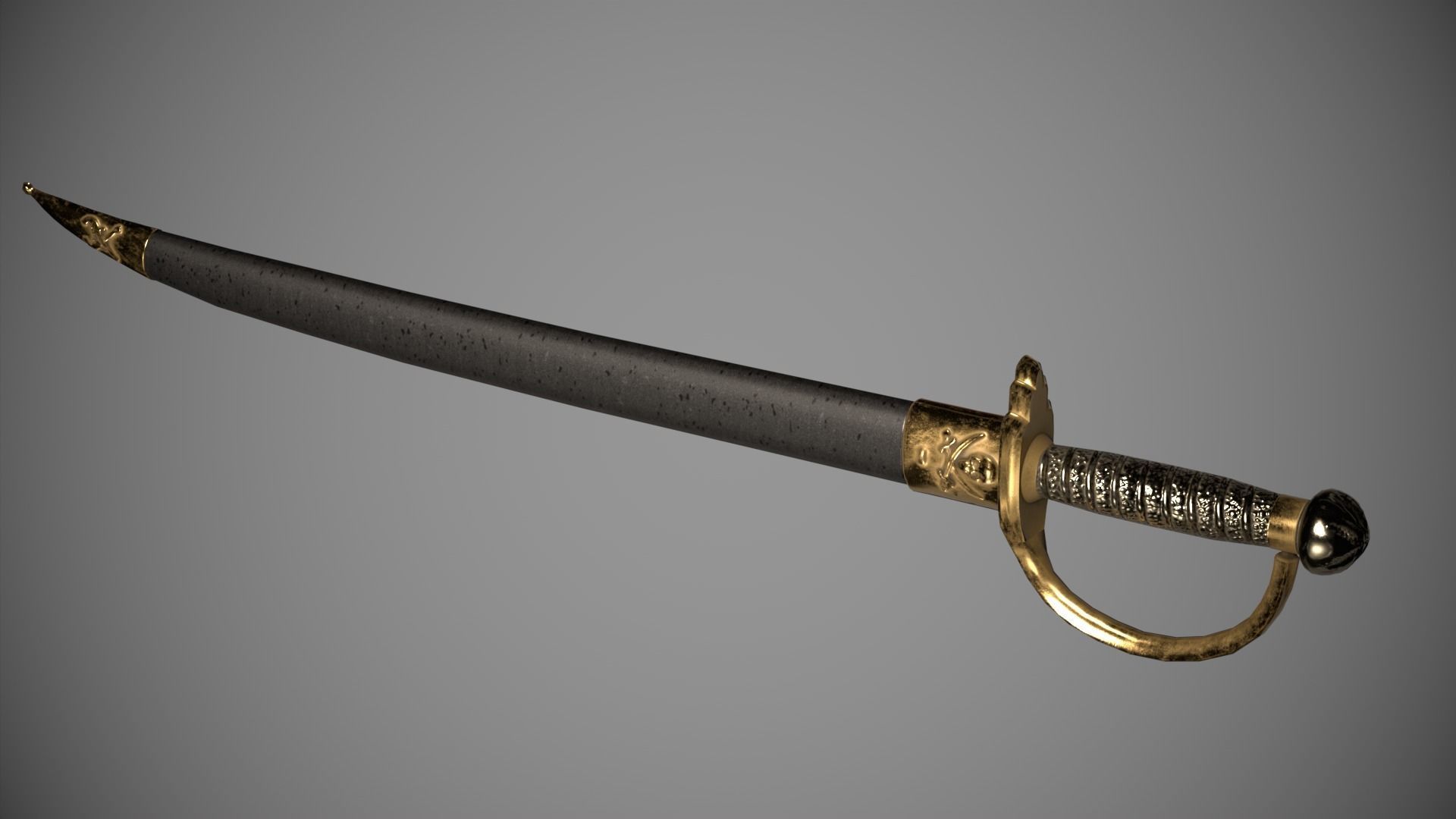 3D model Pirates Sword VR / AR / low-poly | CGTrader