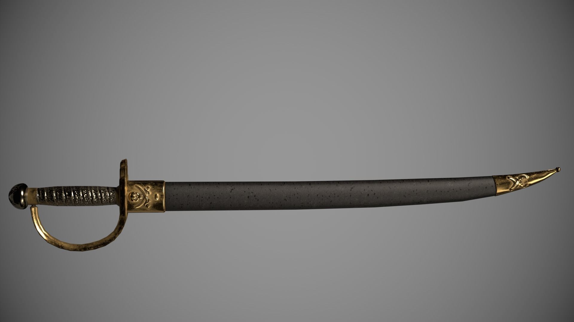 3D model Pirates Sword VR / AR / low-poly | CGTrader