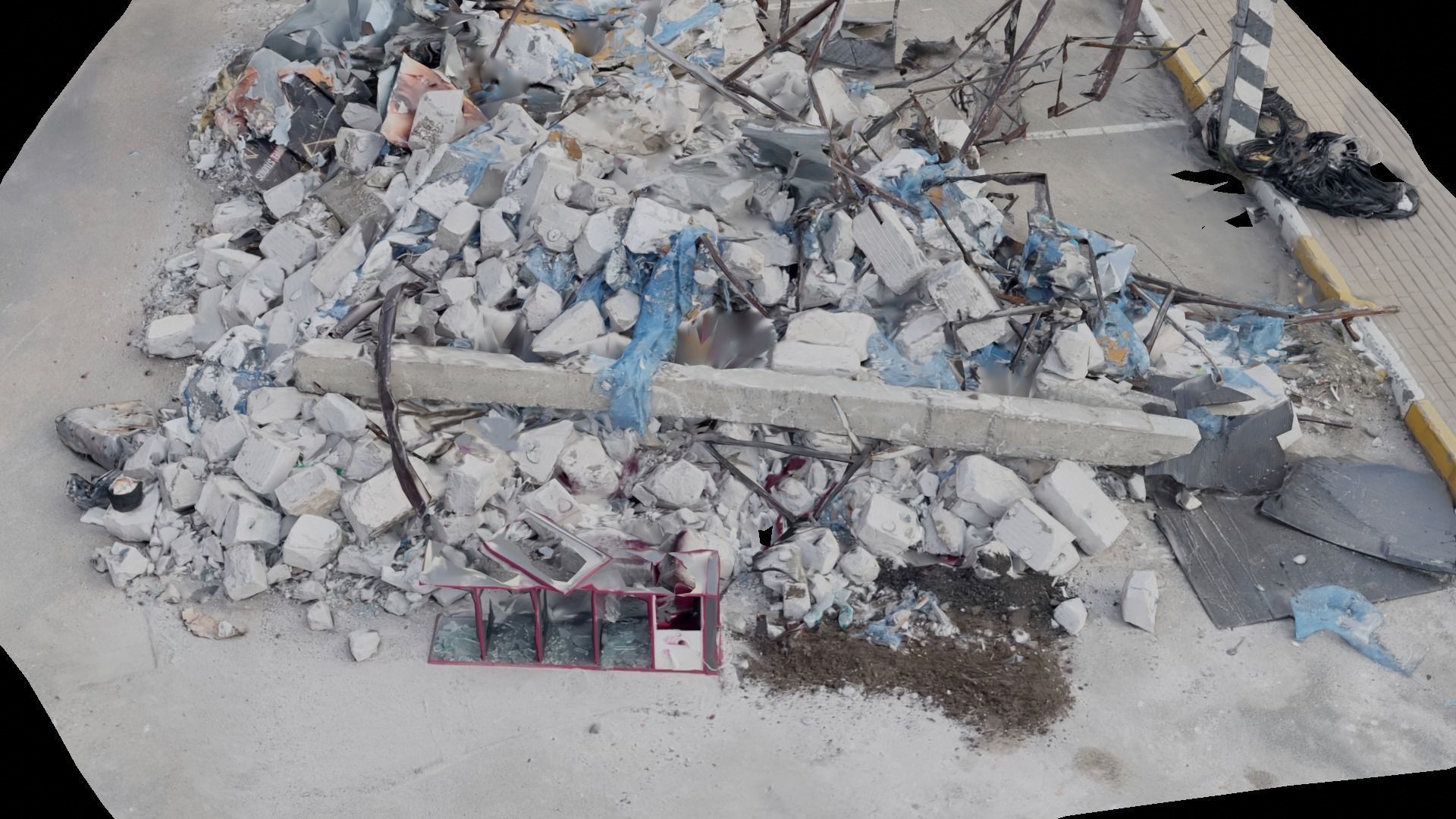 3D model USCANS Ukraine Debris set 2 VR / AR / low-poly | CGTrader