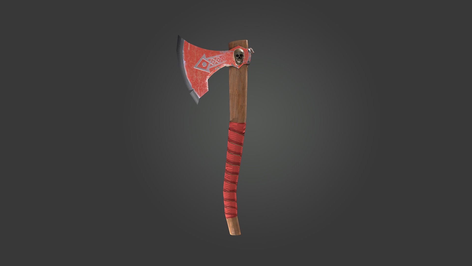 3D model Axe Game Asset for Mobile games Low-poly 3D model VR / AR ...