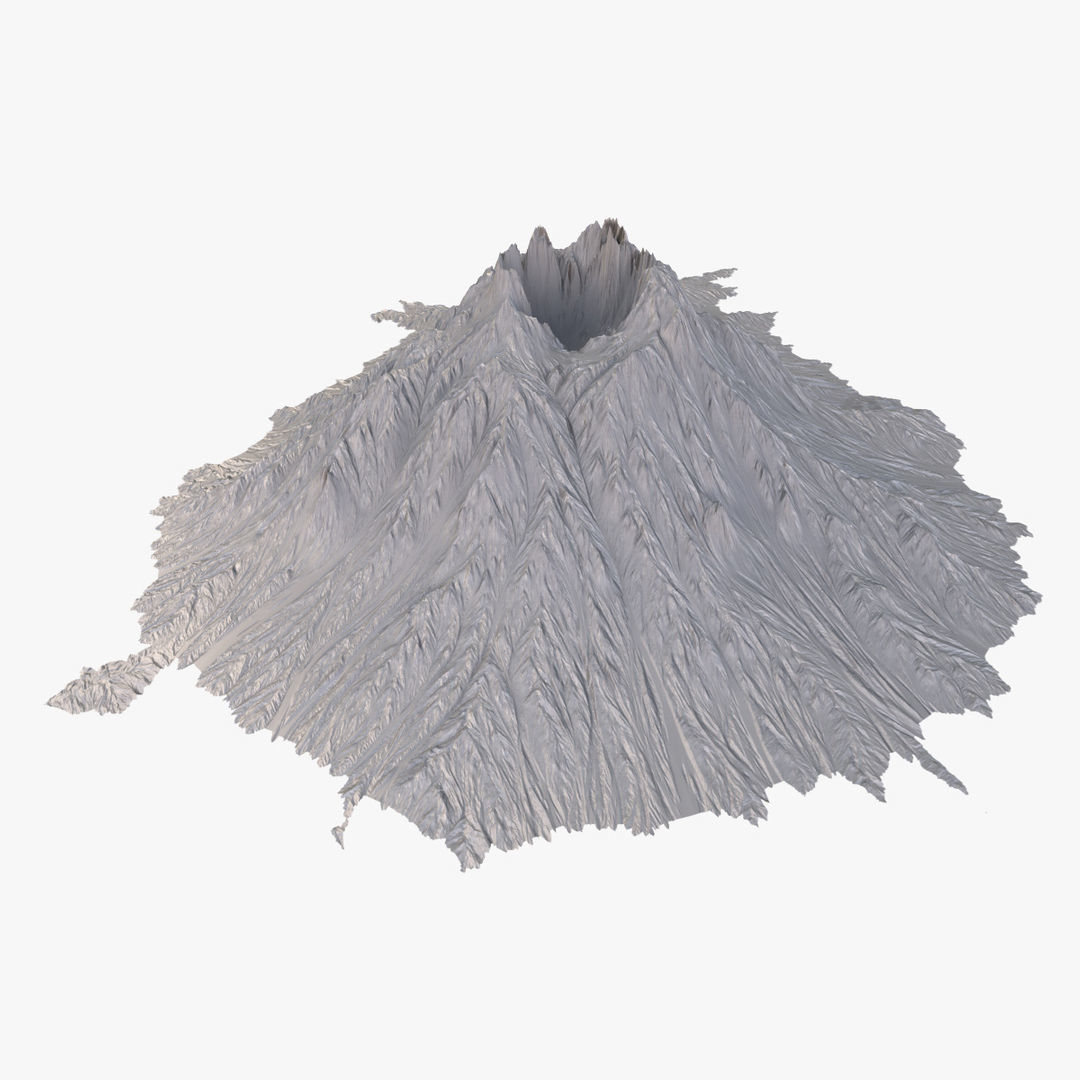 Volcano mountain 3D model | CGTrader