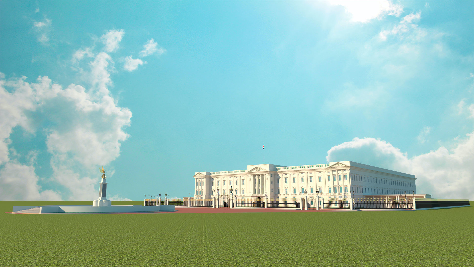 Buckingham Palace 3D model | CGTrader