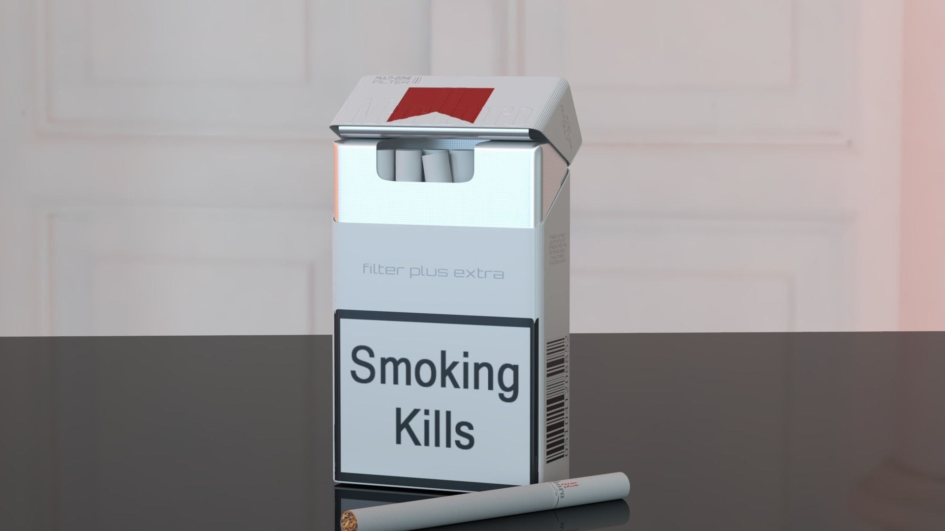 3D model Marlboro Filter Plus Extra cigarettes 3D Model VR / AR / low ...
