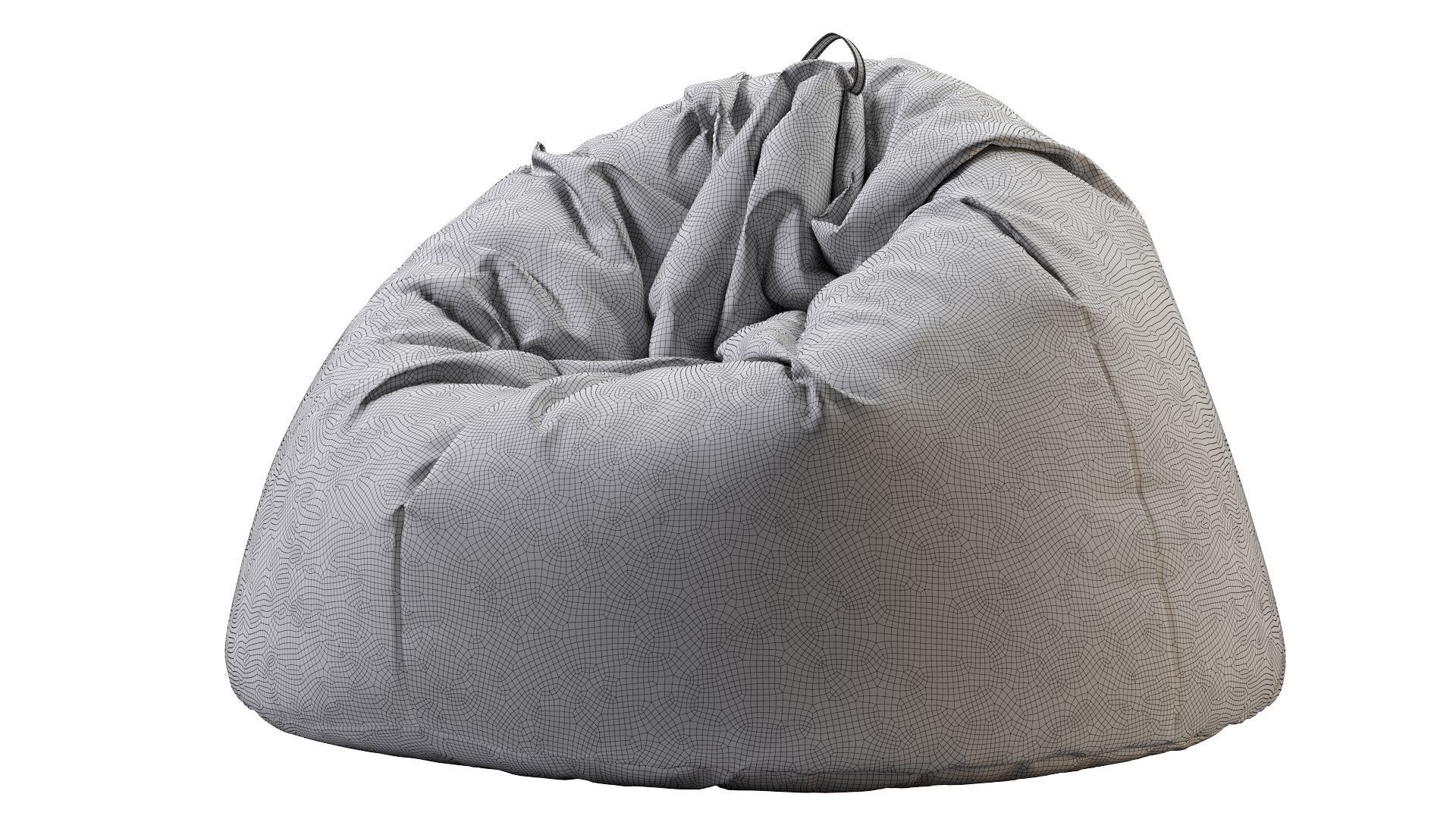 Serax Bean Bag Pouf 3D model | CGTrader