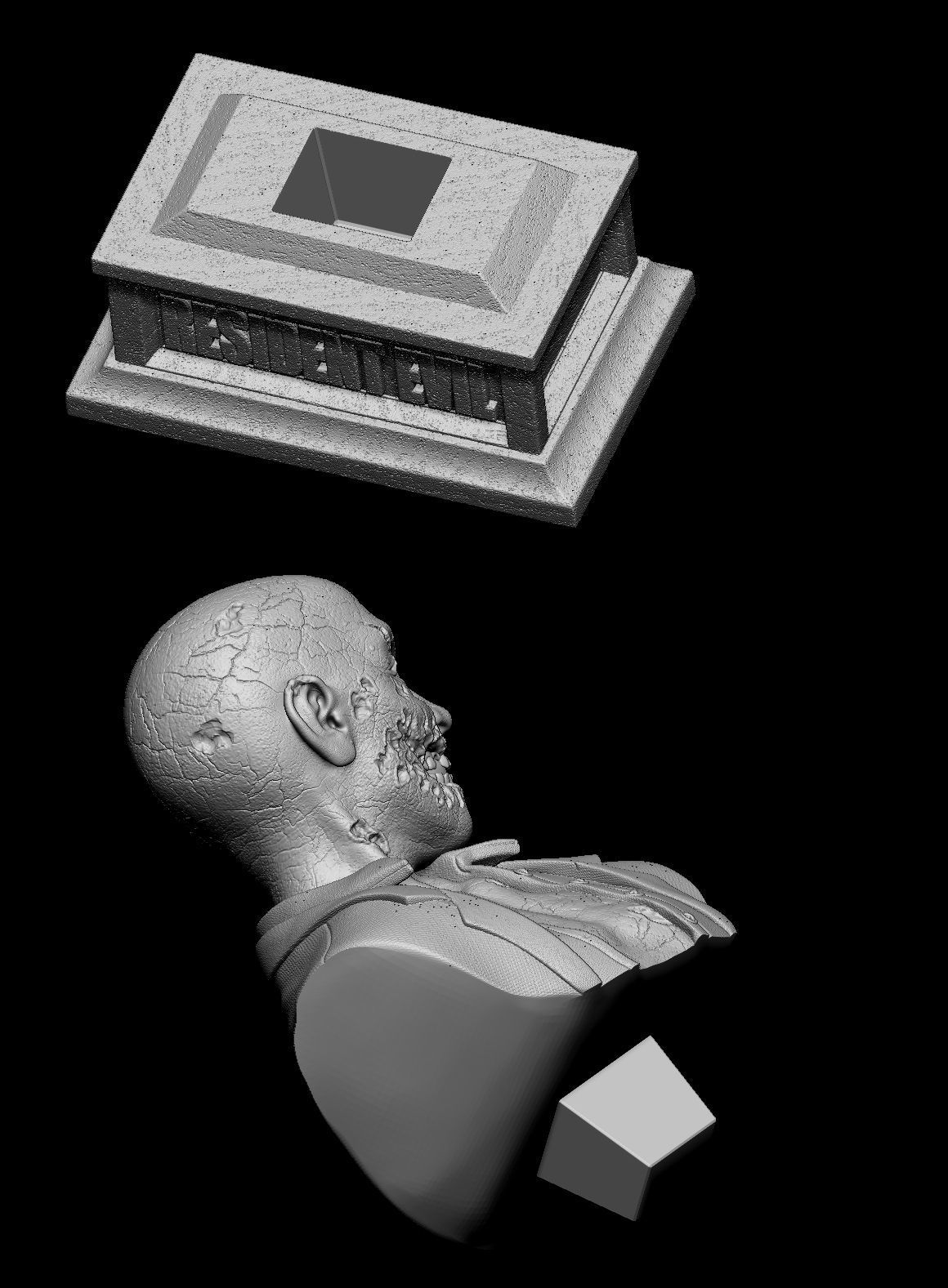 RESIDENT EVIL - FIRST ZOMBIE 3D model 3D printable | CGTrader