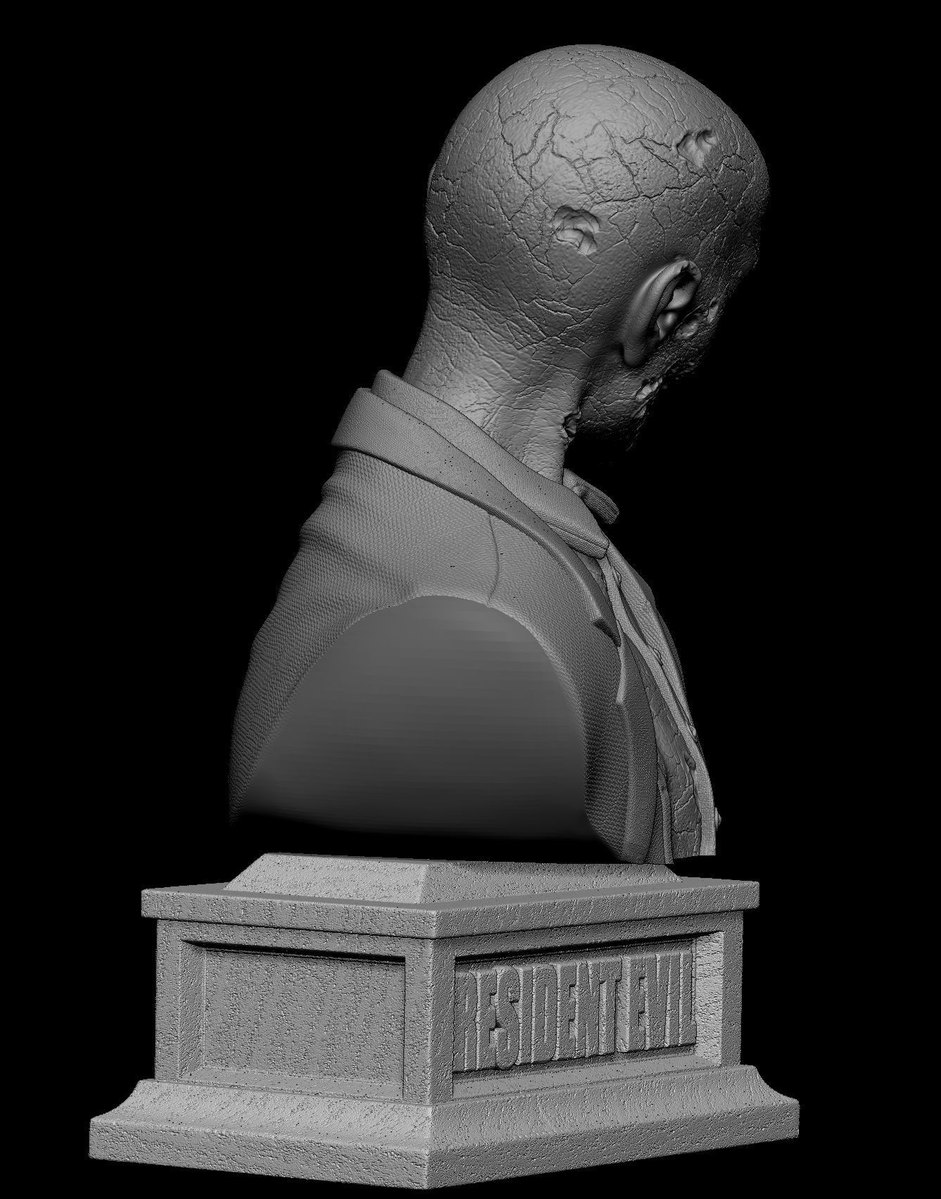 RESIDENT EVIL - FIRST ZOMBIE 3D model 3D printable | CGTrader
