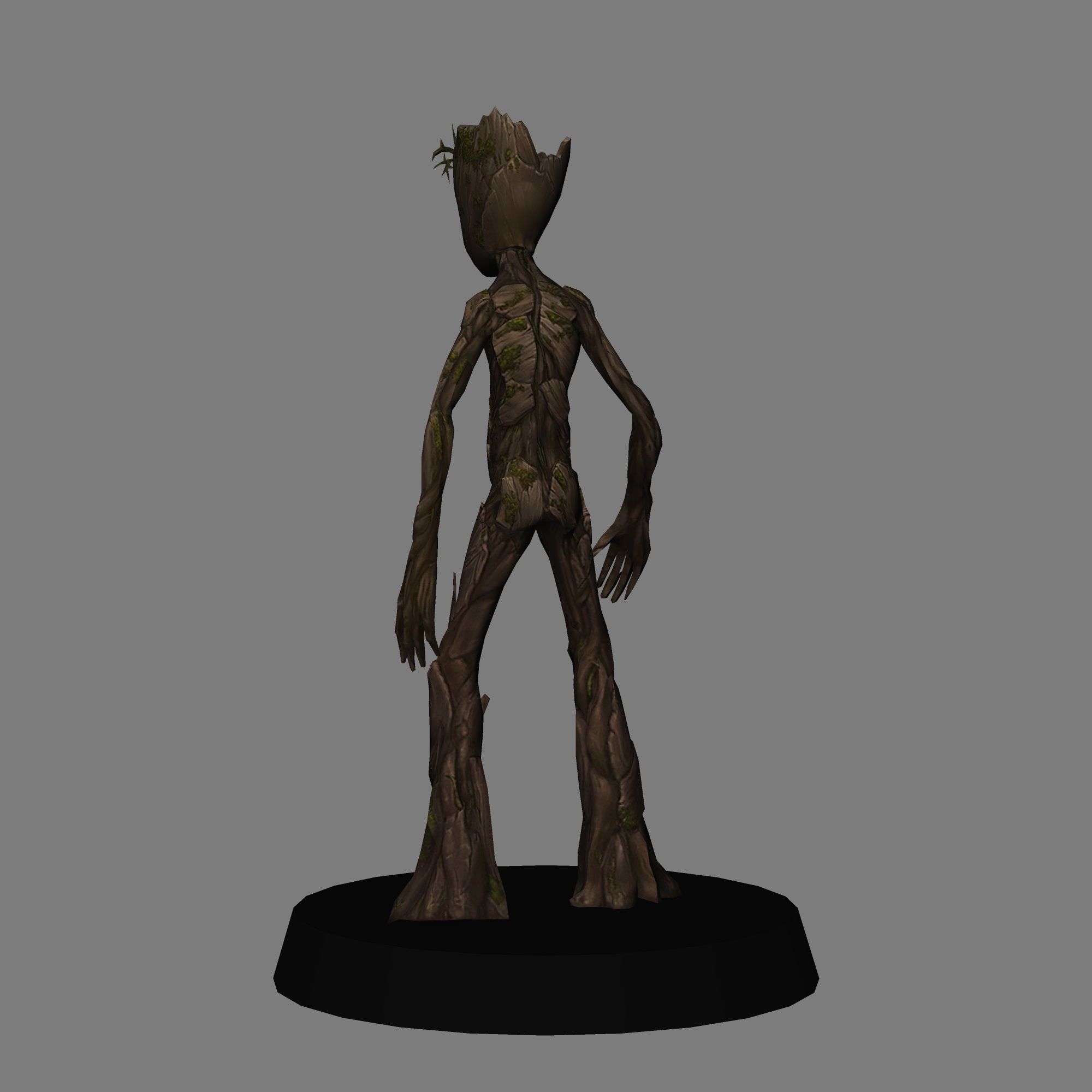 Teen Groot Avengers Endgame LOW POLY 3D model 3D printable | CGTrader