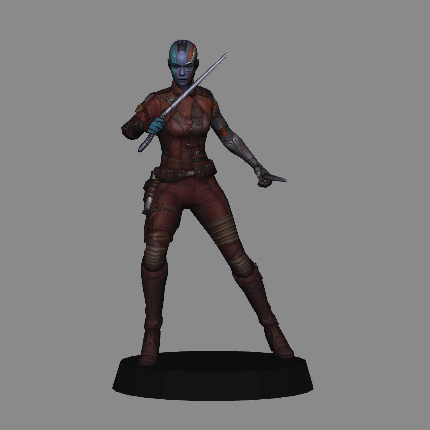 Nebula Avengers Endgame LOW POLY 3D model 3D printable | CGTrader