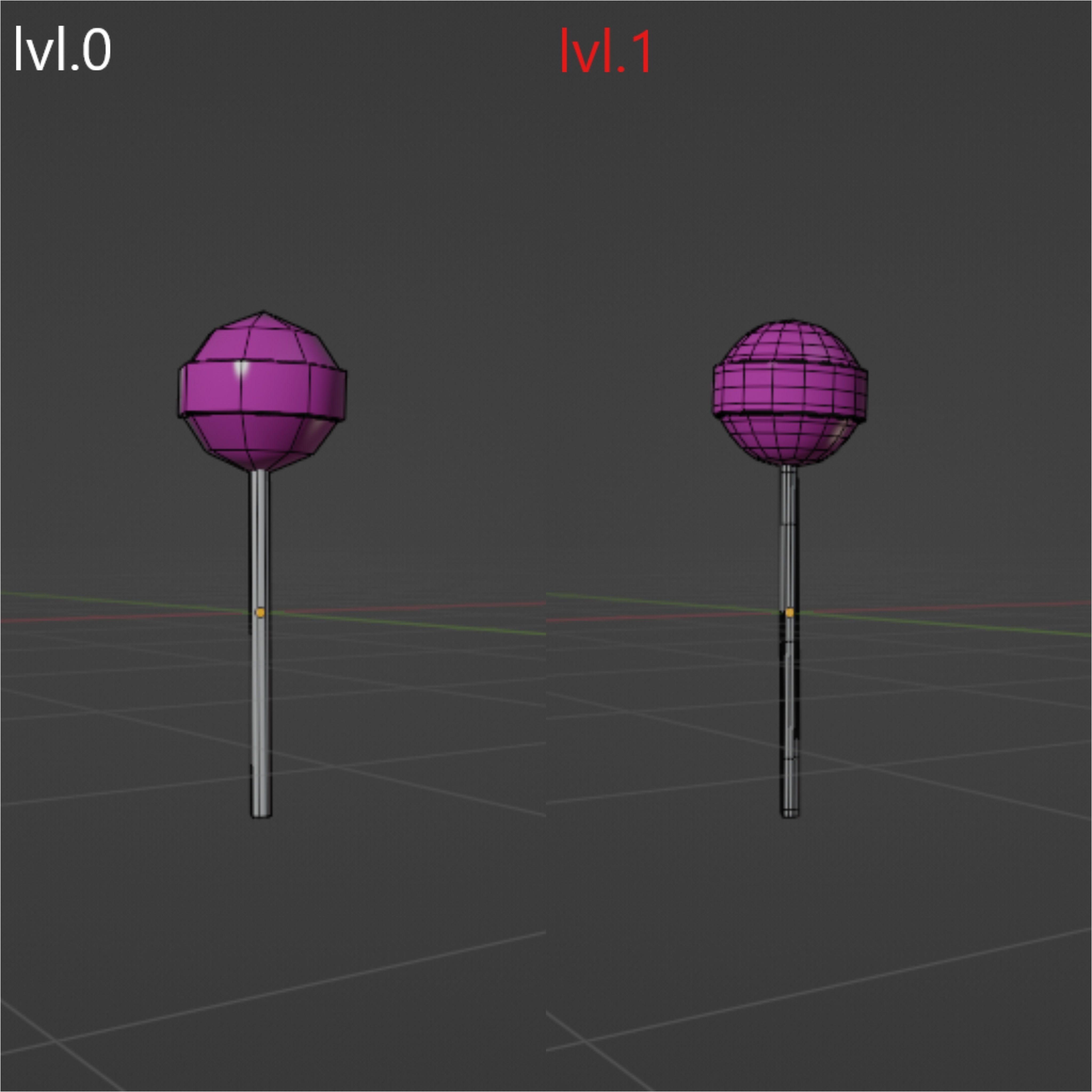 Lollipop on stick free VR / AR / low-poly 3D model | CGTrader