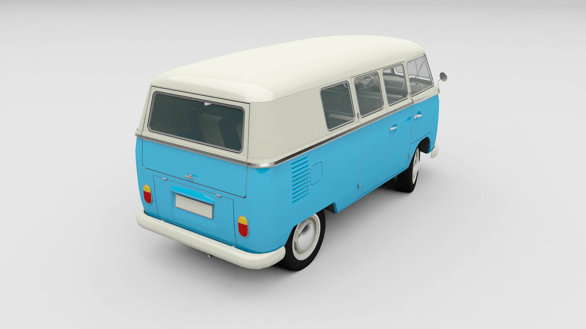 Volkswagen Type 1 Bus Van 3D model | CGTrader