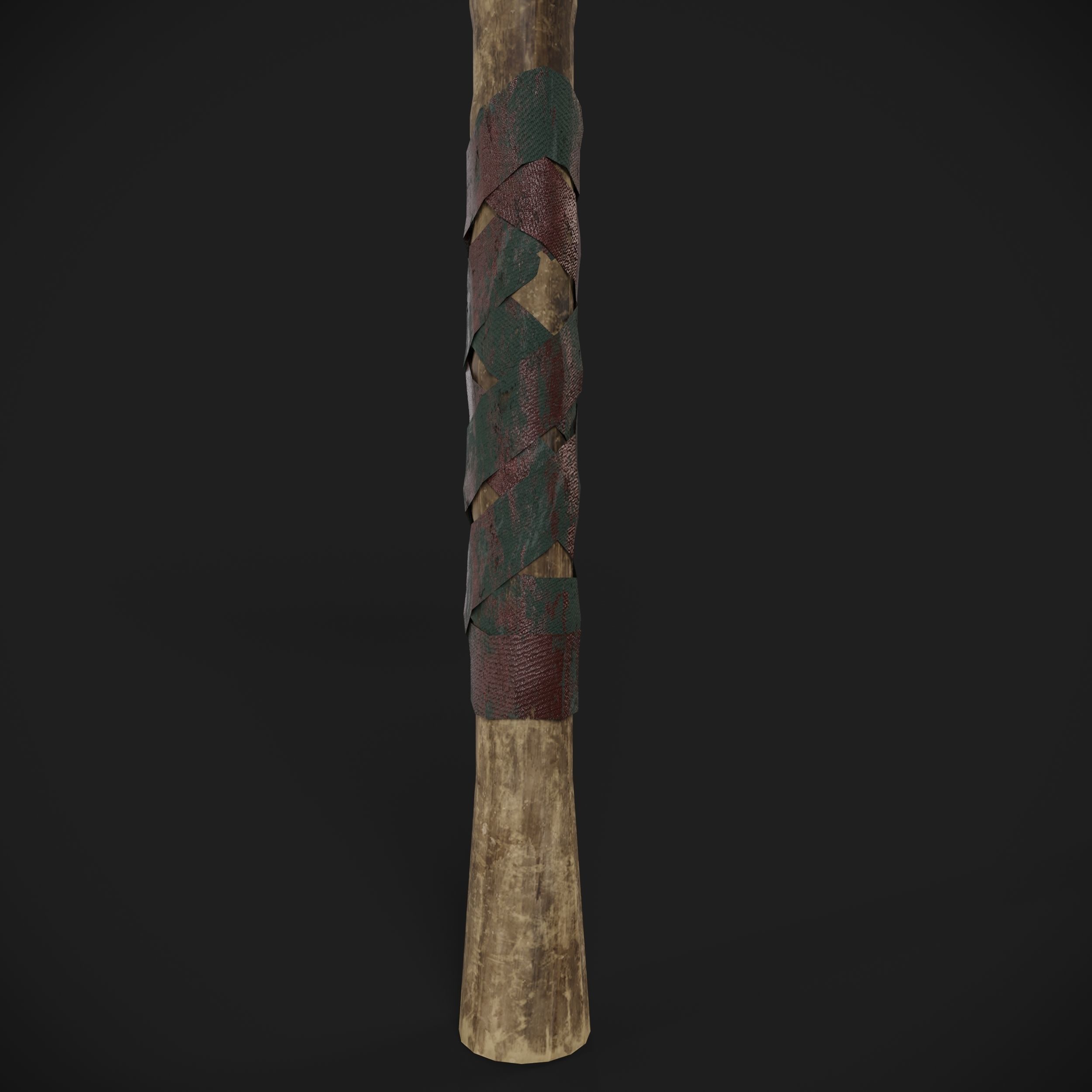 3D model Diablo Style Two Handed Cleaver w 2 length 2 color VR / AR ...