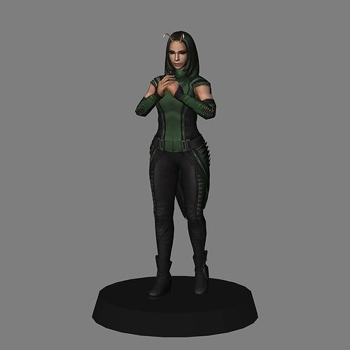 Mantis Avengers Endgame LOW POLY 3D model 3D printable | CGTrader