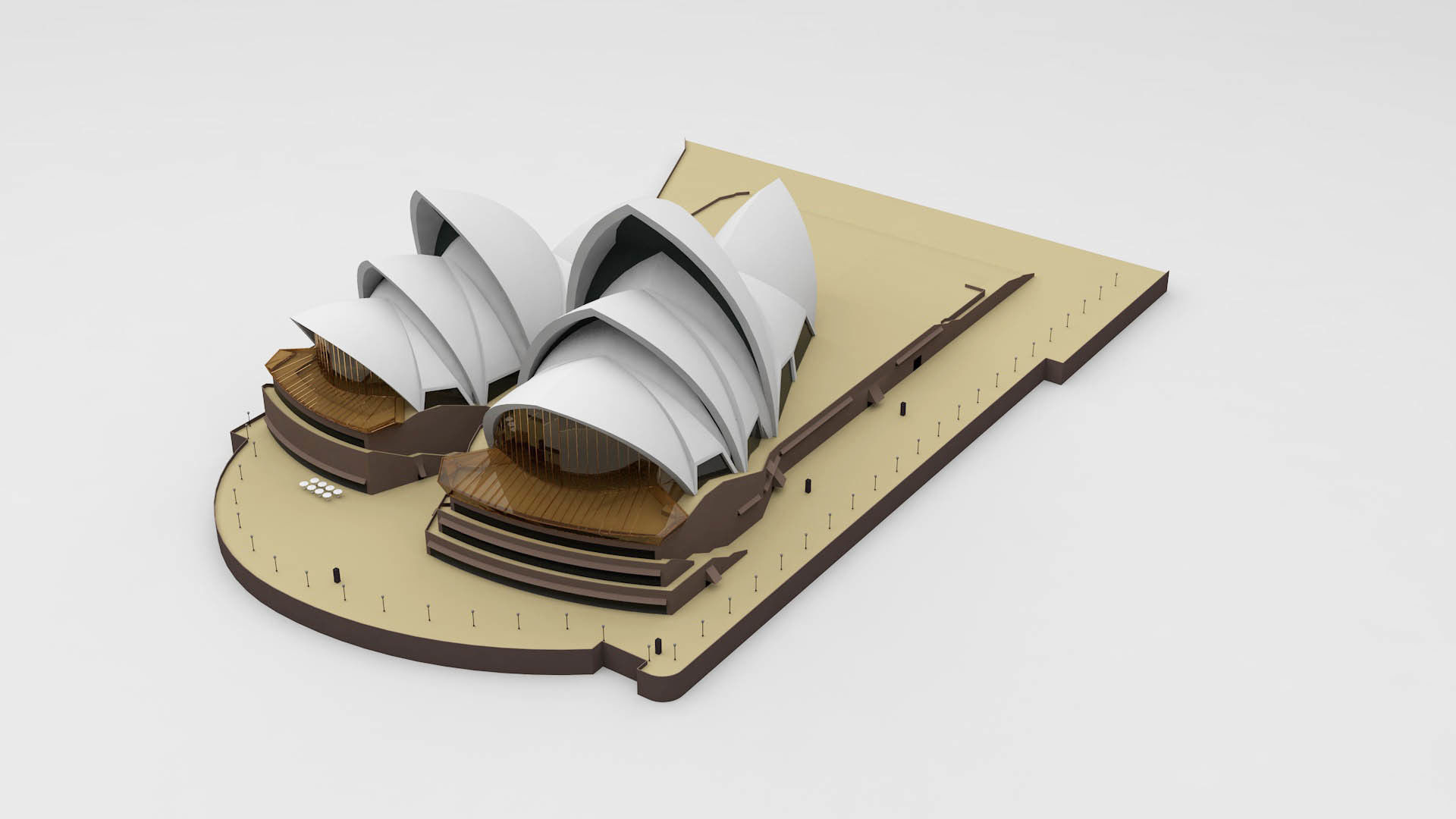 Sidney Opera House 3D model | CGTrader