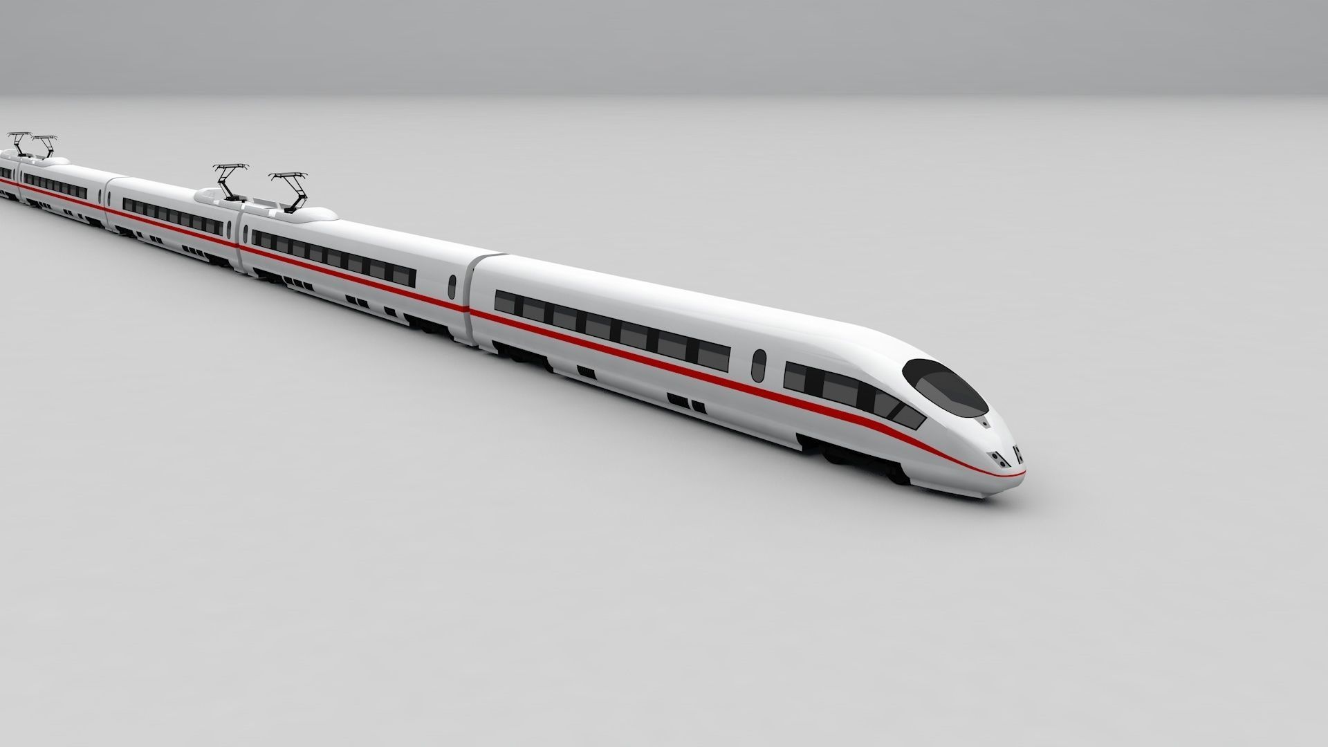 ICE 3 Train 3D model | CGTrader