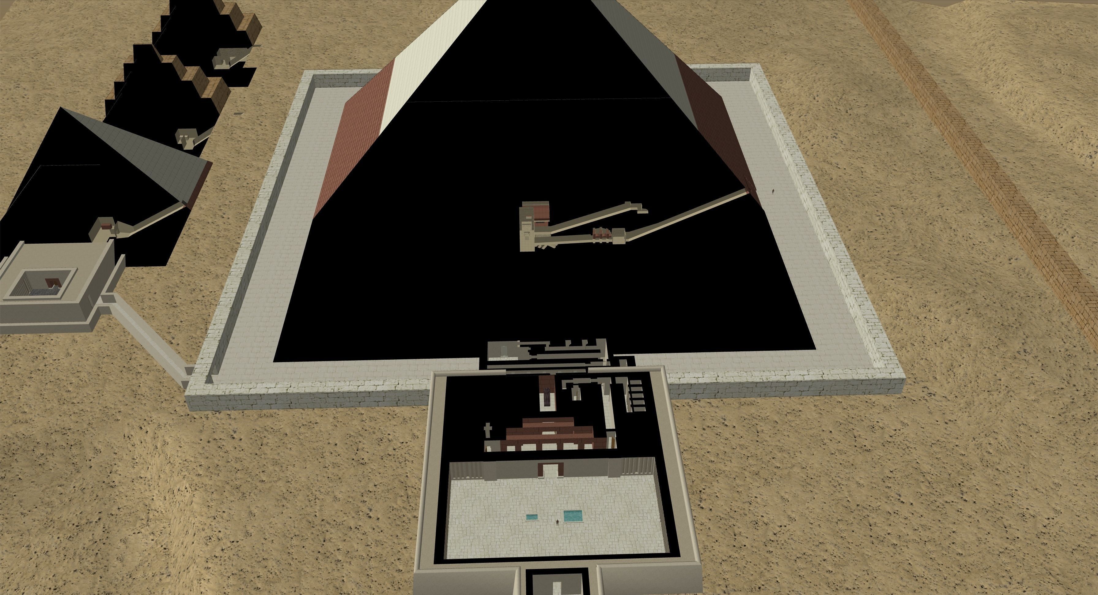 Giza Plateau true scale model 3D model | CGTrader