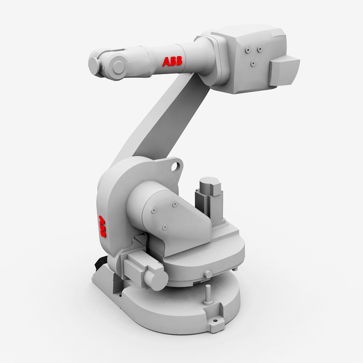 ABB Industry Robot IRB 1600 3D model animated rigged | CGTrader