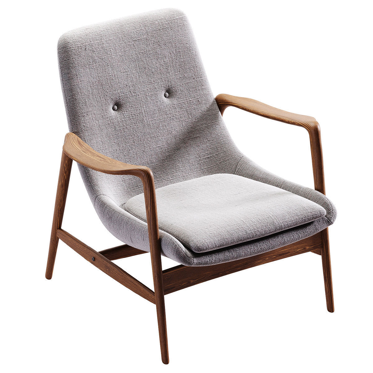 Vintage Lounge Chair by Rastad and Relling 3D model | CGTrader