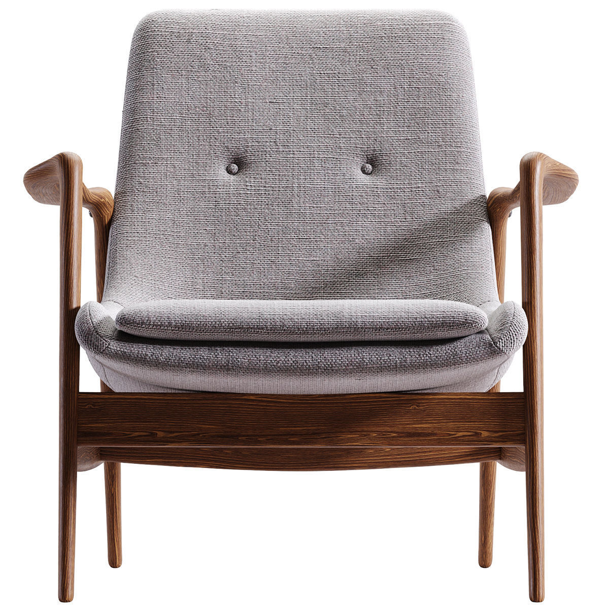 Vintage Lounge Chair by Rastad and Relling 3D model | CGTrader