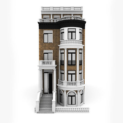 Classic Townhouse 3D model | CGTrader
