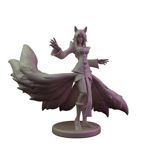 Ahri from League of Legends 3D model 3D printable | CGTrader