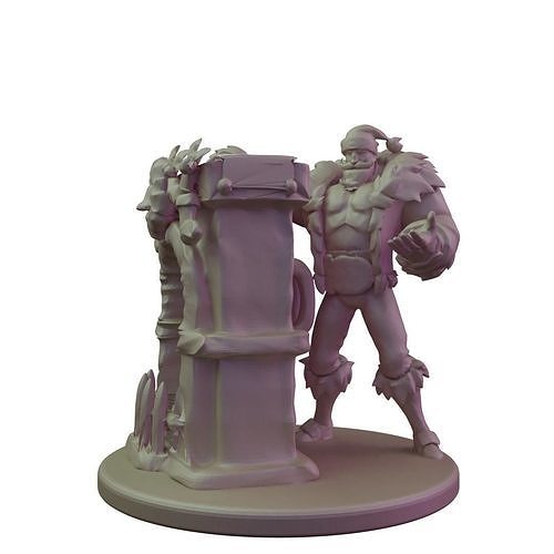 Braum from League of Legends 3D model 3D printable | CGTrader