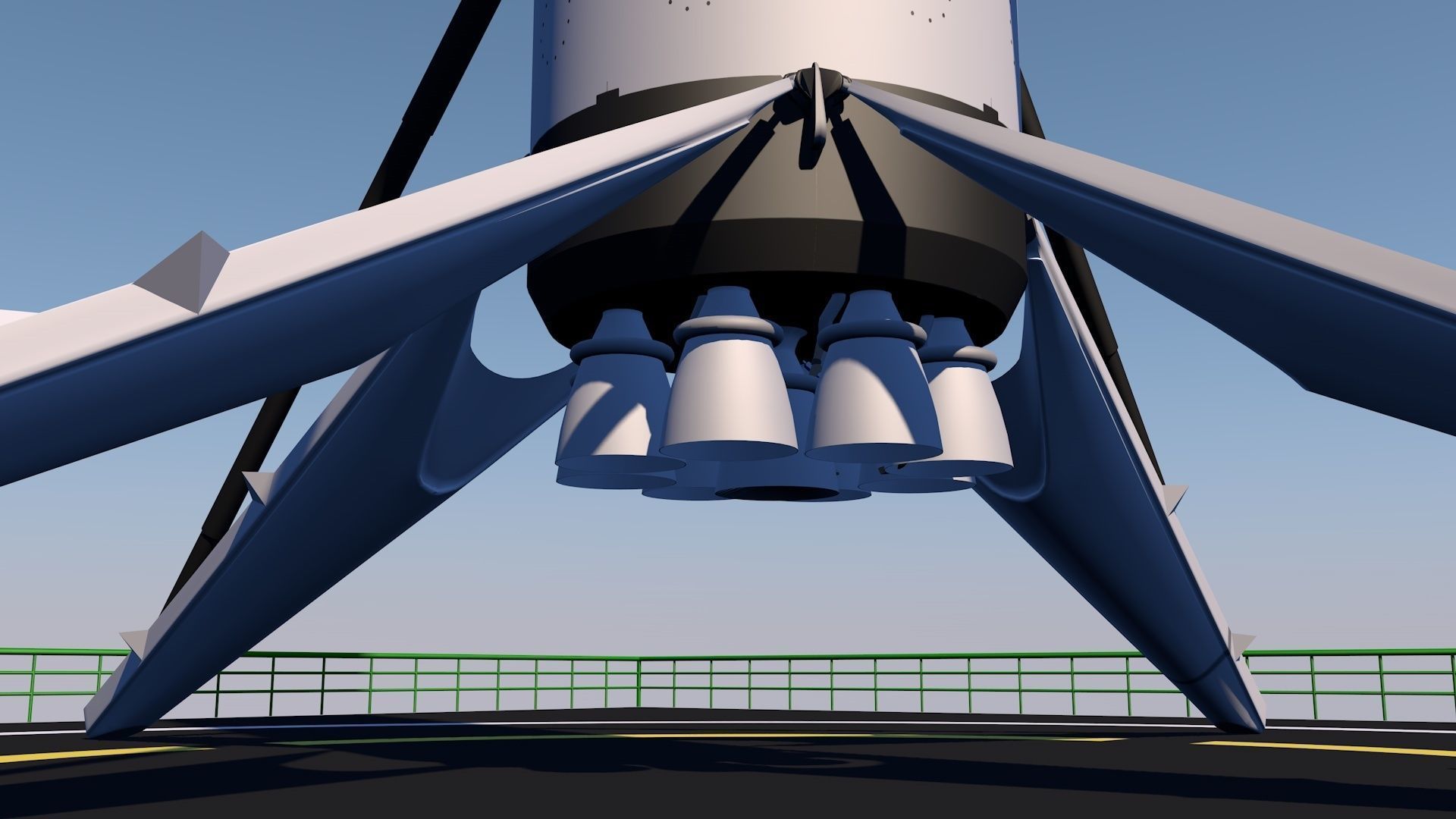 SpaceX Falcon 3D model | CGTrader