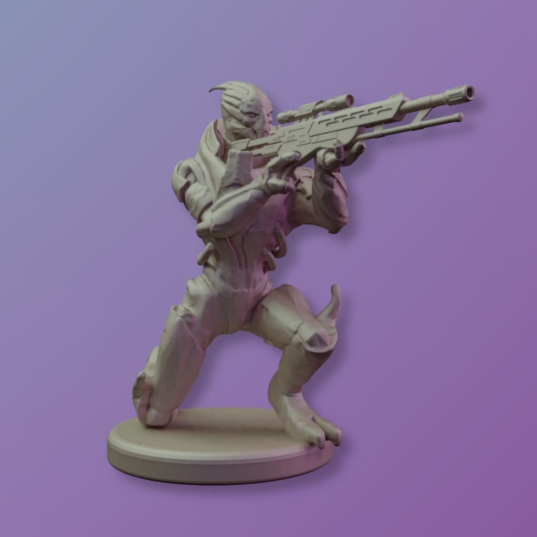 Turian From Mass Effect 3d Model 3d Printable Cgtrader 8590