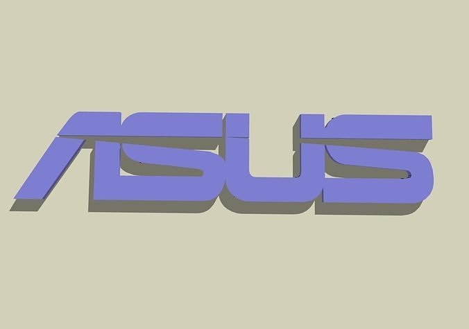 Asus Logo 3D model 3D printable | CGTrader