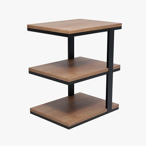 Modern Tiered End Table 3D model | CGTrader