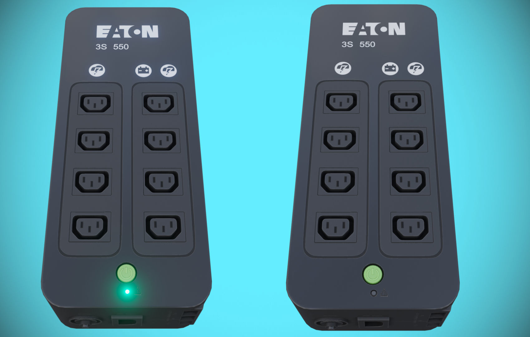 3D model UPS EATON - Uninterruptible Power Supply VR / AR / low-poly ...