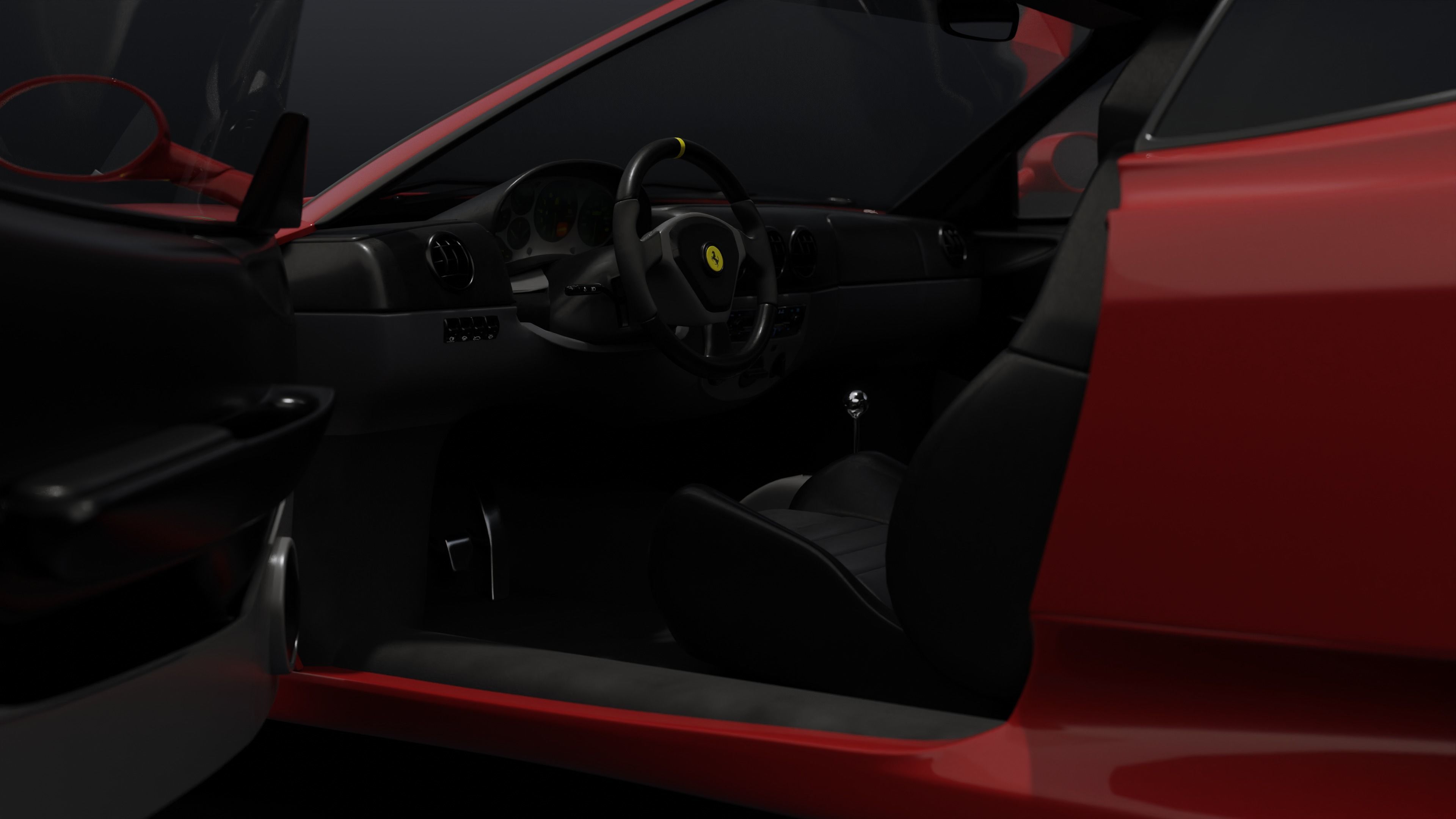 3D model Ferrari F-360 Modena - Complete Edition VR / AR / low-poly ...